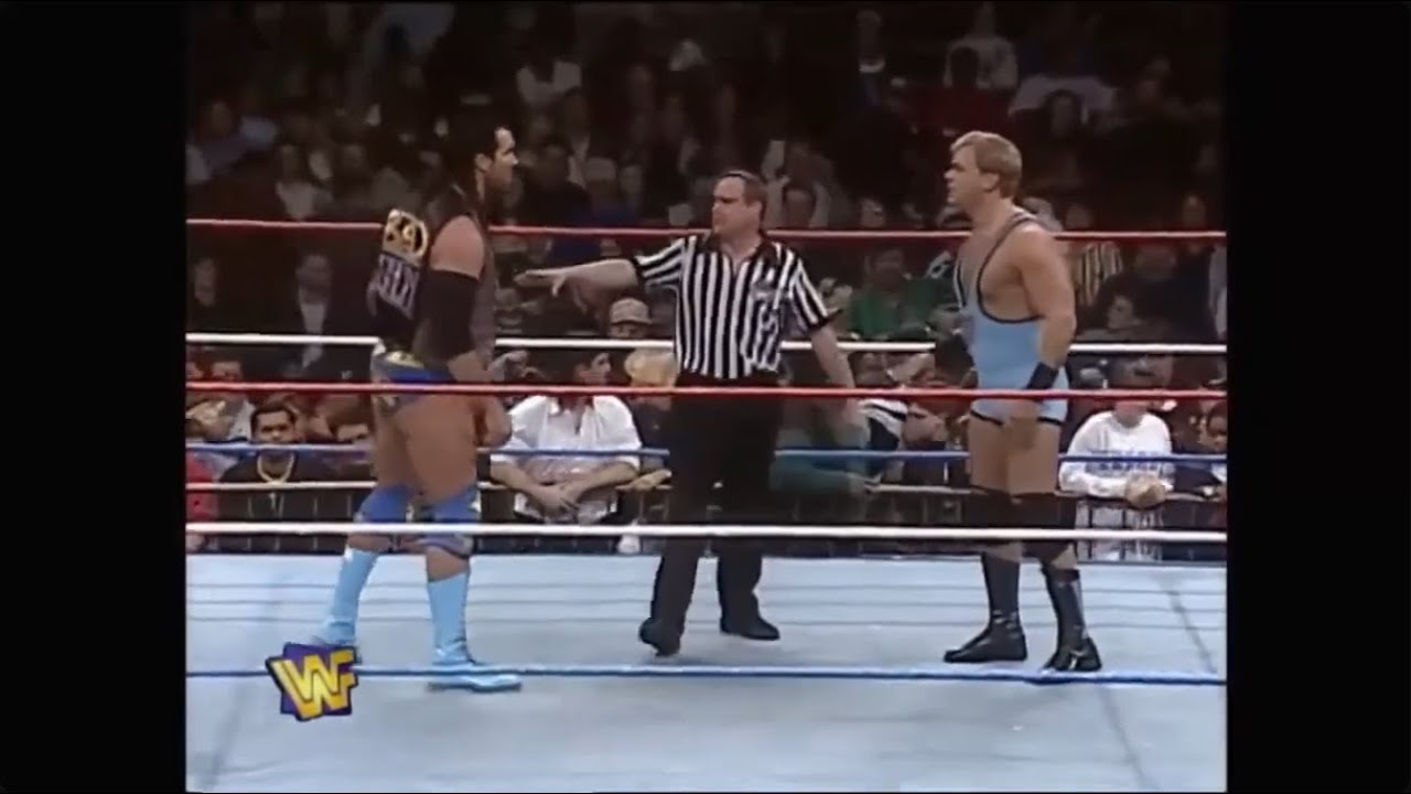 Dean Douglas vs Razor Ramon (c) WWF Intercontinental Title Match (WWF ...