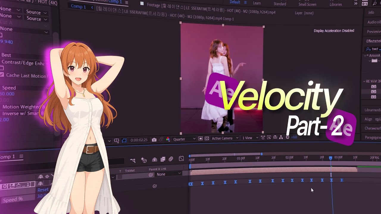 Velocity Edit – Part 2 | Advanced Motion Tricks 🎯 | After Effects ...