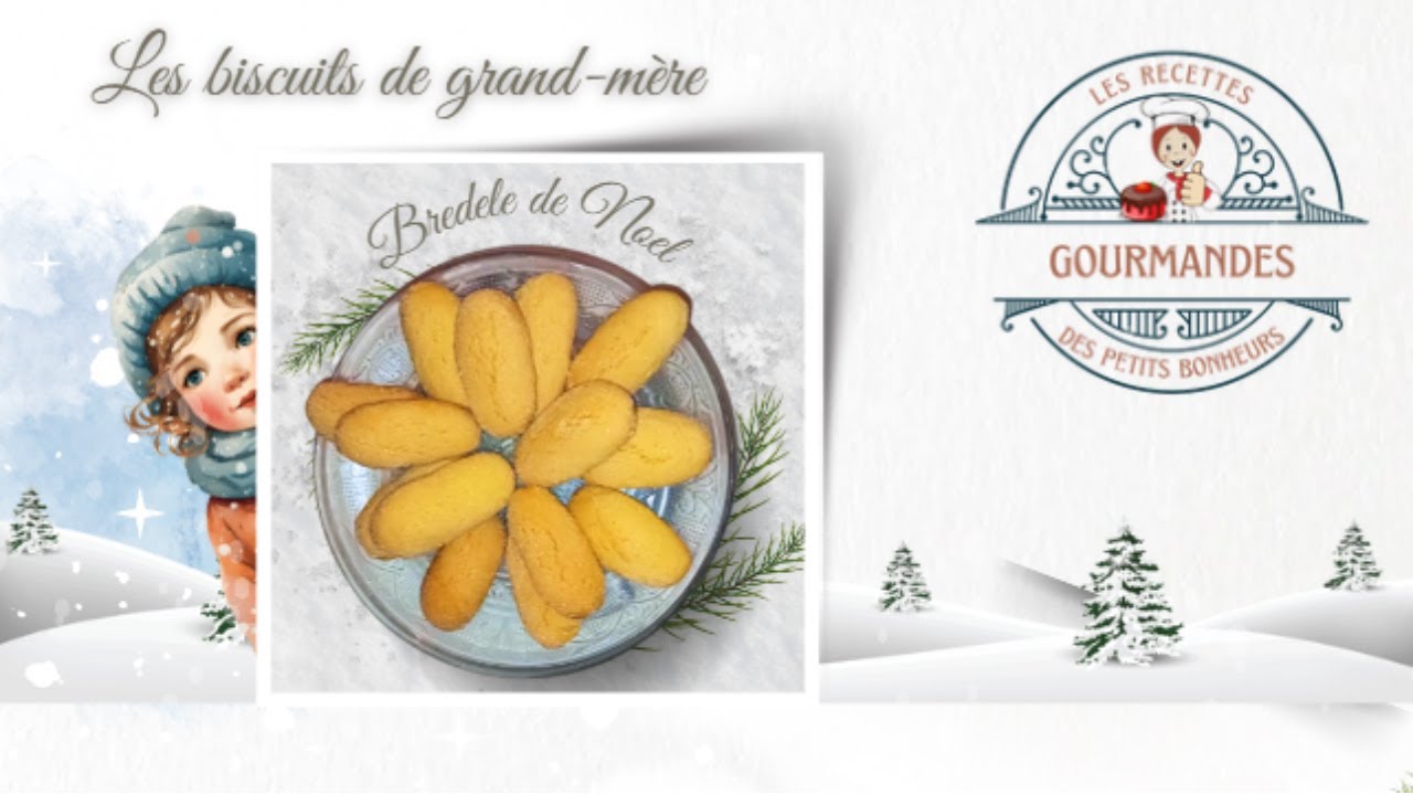 Les biscuits grand-mère bredele de noël - YouTube