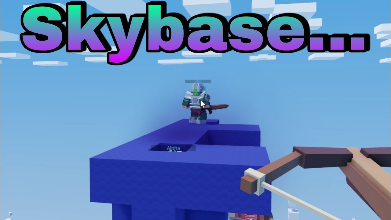 They made a skybase | Roblox Bedwars #Shorts - YouTube