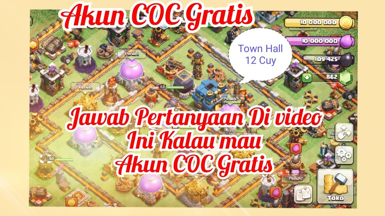 BAGI BAGI AKUN COC 2021 || Part 2 - YouTube