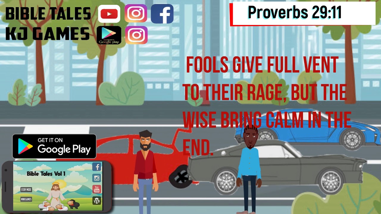 Proverbs 29:11 Daily Bible Animated verses 18 November 2019 - YouTube