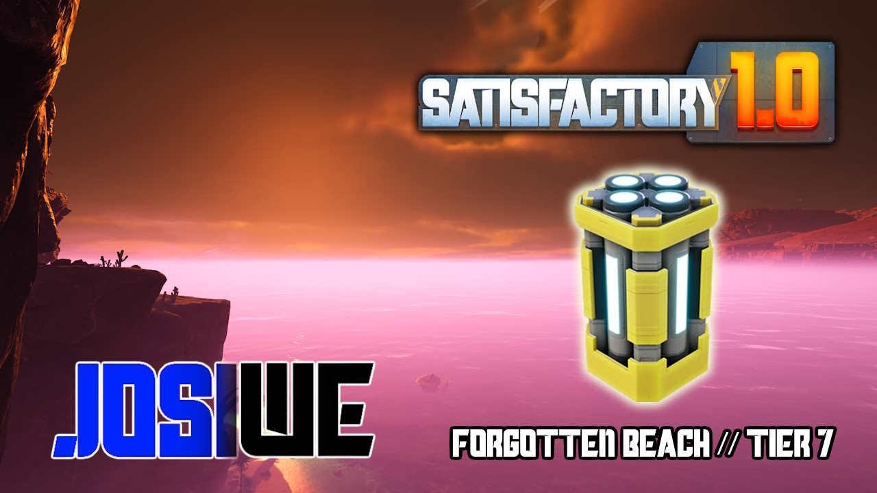 PLUTONIUM FUEL RODS PART 3 // TIER 7 // FORGOTTEN BEACH - Satisfactory ...