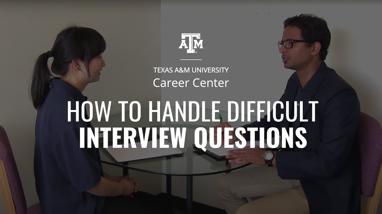 Difficult Interview Questions - YouTube