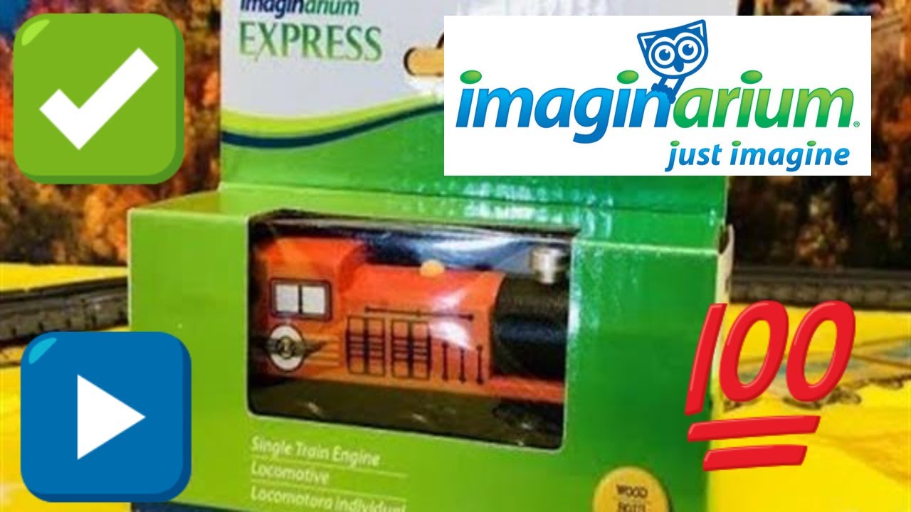 unpack Toys"R"Us Imaginarium express wooden single train engine (04723 ...