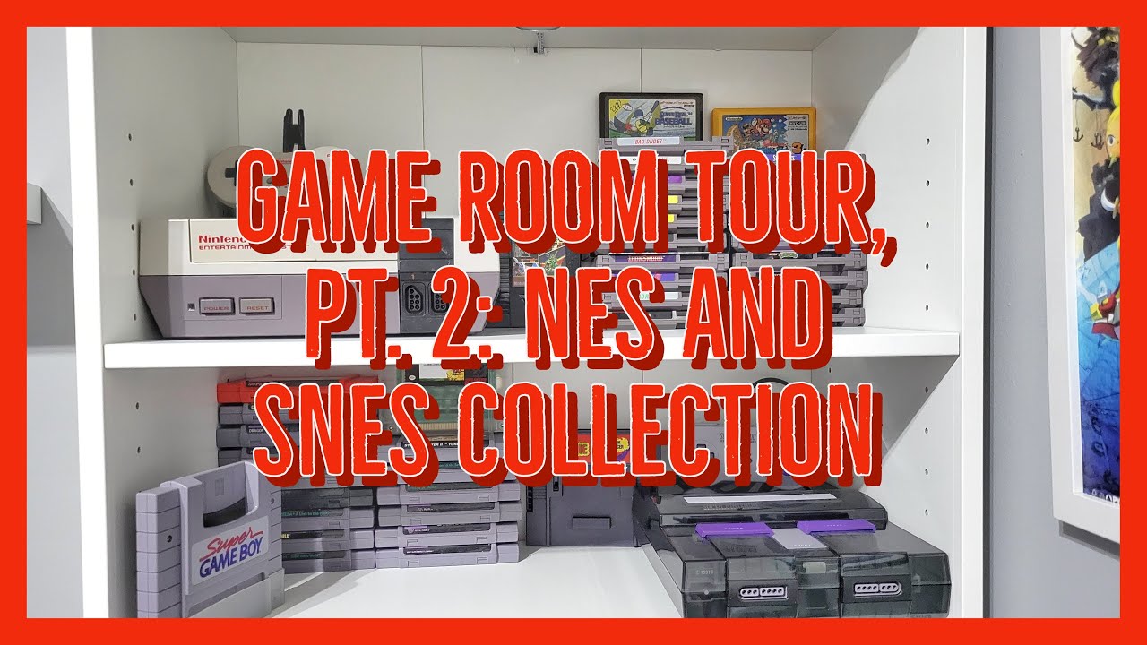Game Room Tour, Pt. 2: NES and SNES - YouTube