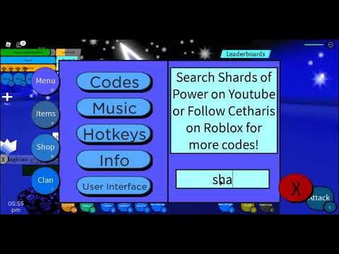 roblox shards of power codes - YouTube