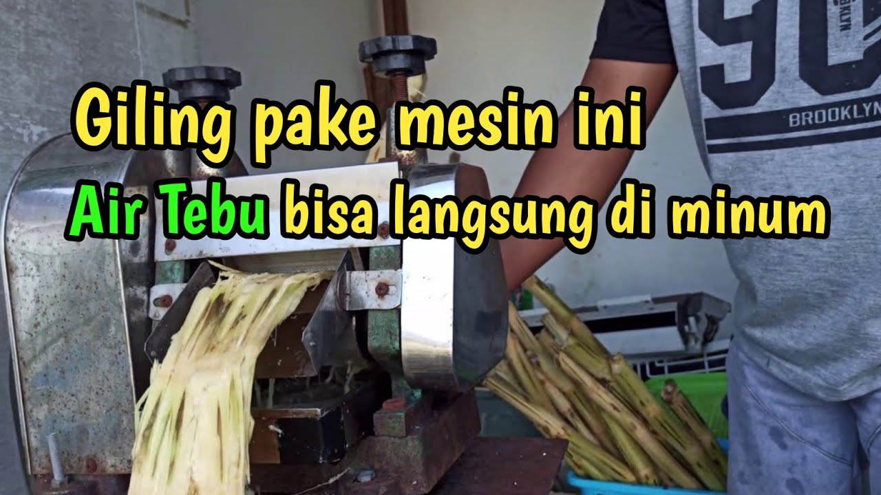 Mesin Giling Tebu - Mesin Pemeras Tebu Carlton || sugarcane machine ...