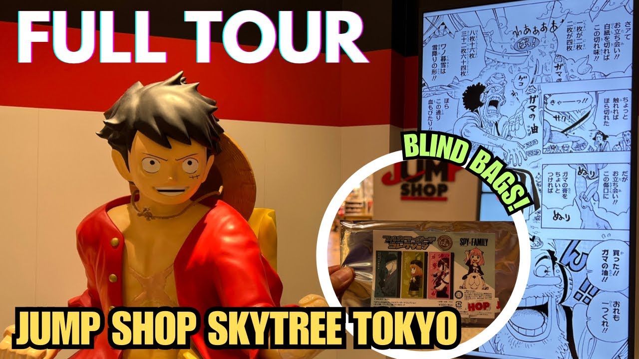 FULL TOUR JUMP Shop Skytree Tokyo- Demon Slayer, Spy Family, Jujutsu ...