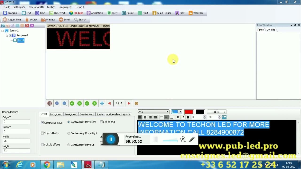 Tutorial Hd2018 Led Software - YouTube