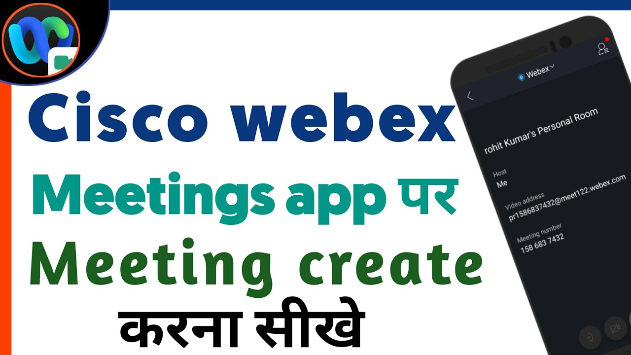 How to create meeting in cisco webex meetings app || By h. k tech ...