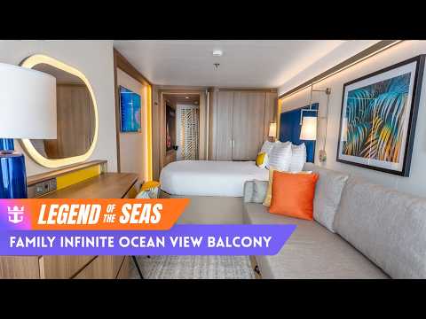 Legend of the Seas | Rundgang durch die Family Infinite Ocean View Balkonkabine | Royal Caribbean...