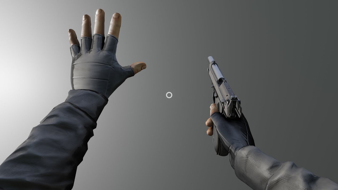 FPS Game Animation test | Blender 2.90 - YouTube