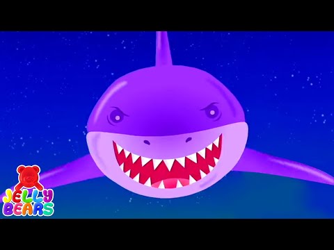 Страшная летающая акула детей хэллоуин песни и русский рифмы от Jelly Bears