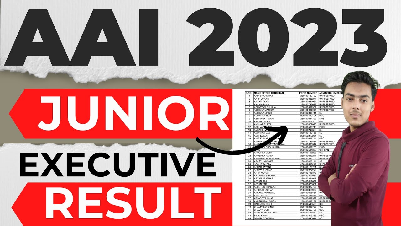 aai junior executive result 2023 | how to check aai result 2023 | mahir ...