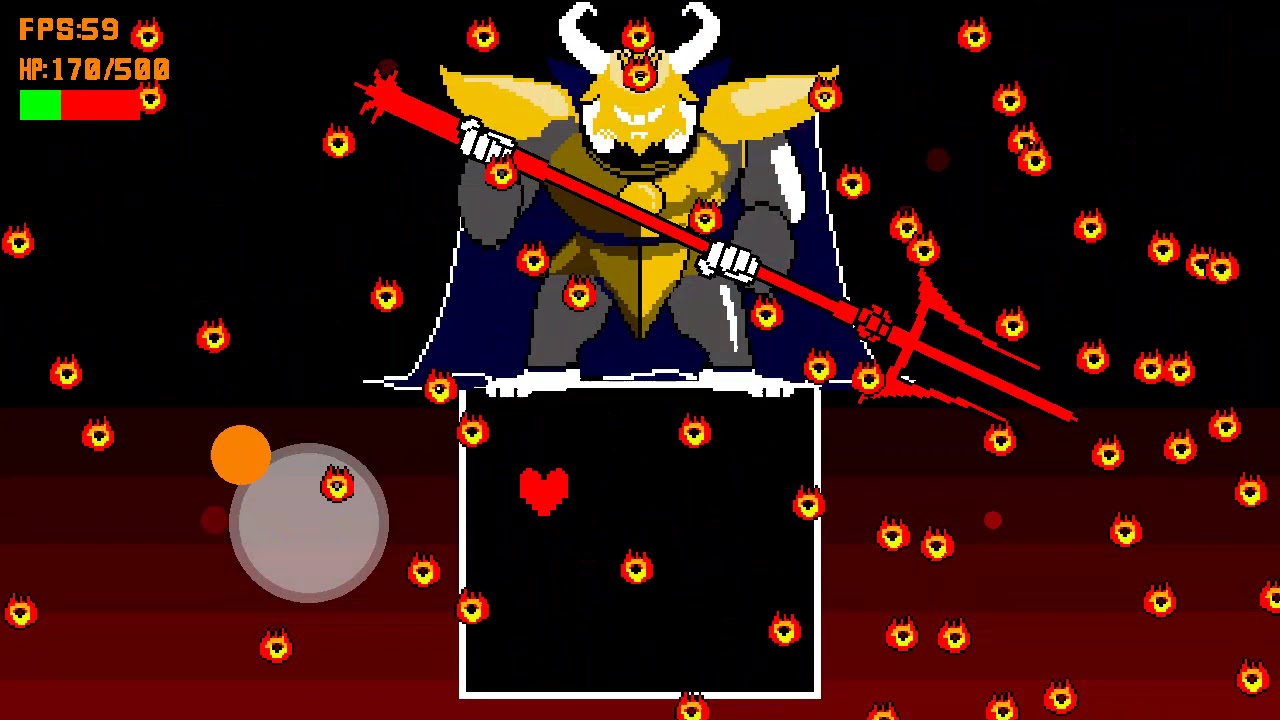 Fighting asgore (battletale undertale fan game) - YouTube