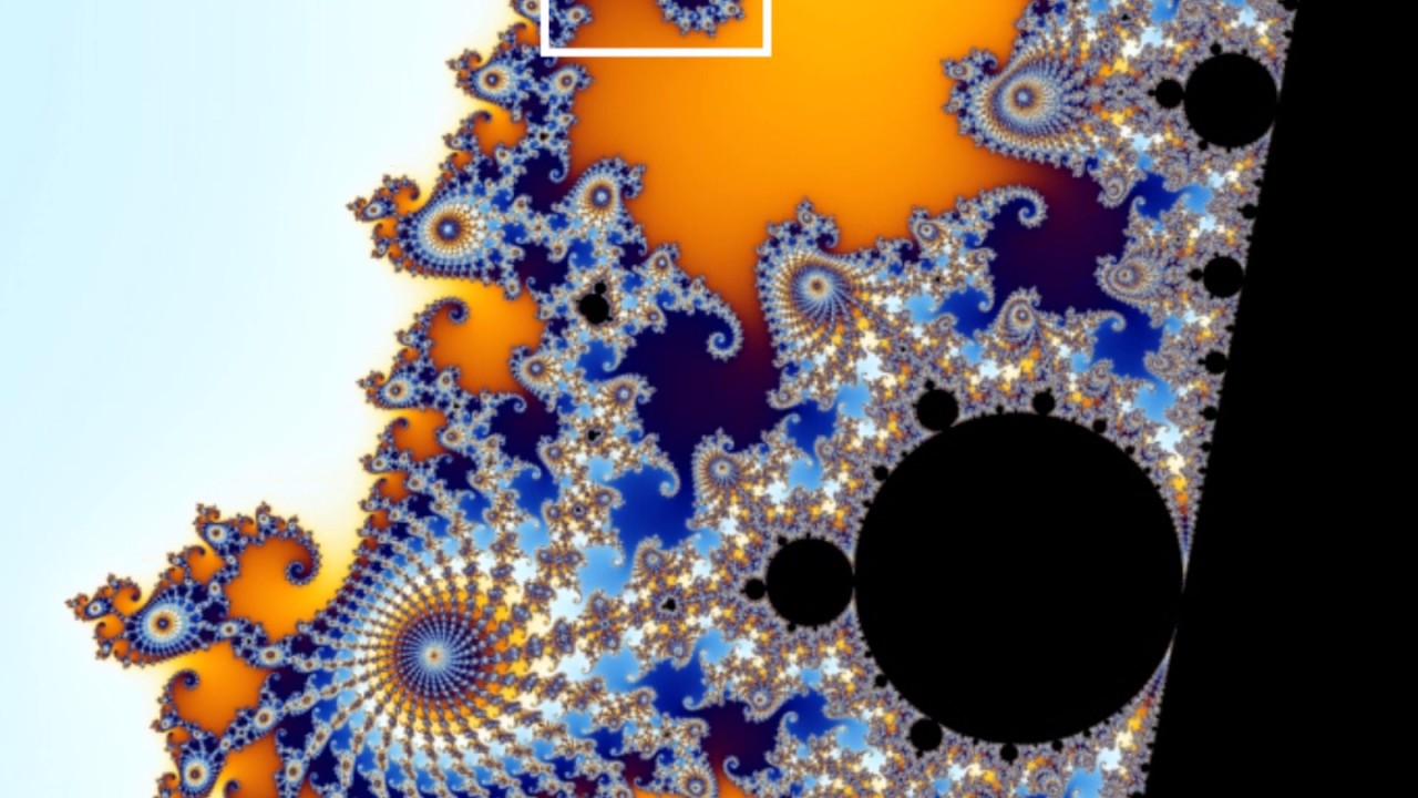 zooming into mandelbrot set - YouTube