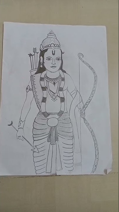 Lord Sri Rama Drawing - YouTube