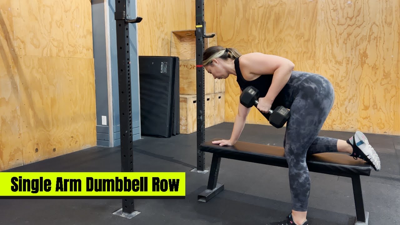 Single Arm Dumbbell Row - YouTube