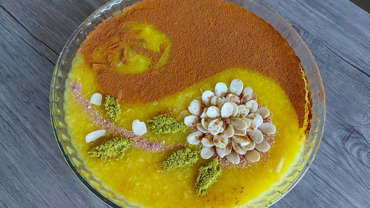 Shole zard , iranian dessert#شله_زرد#شله_زردنذری#sholezard - YouTube