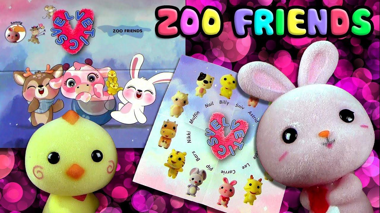 ToysLand ® Zoo Friends - 12 flauschige Zoo Freunde zum sammeln ...