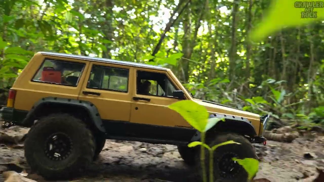 Jeep Cherokee XJ | Rc Scale: 1/10 | Traxxas TRX4 Crawler | Offroad Trail Adventure - YouTube