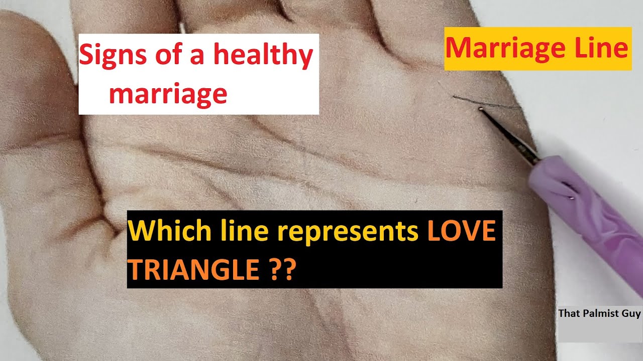 Marriage line on palm: Importance of it in palmistry | Island, curve ...