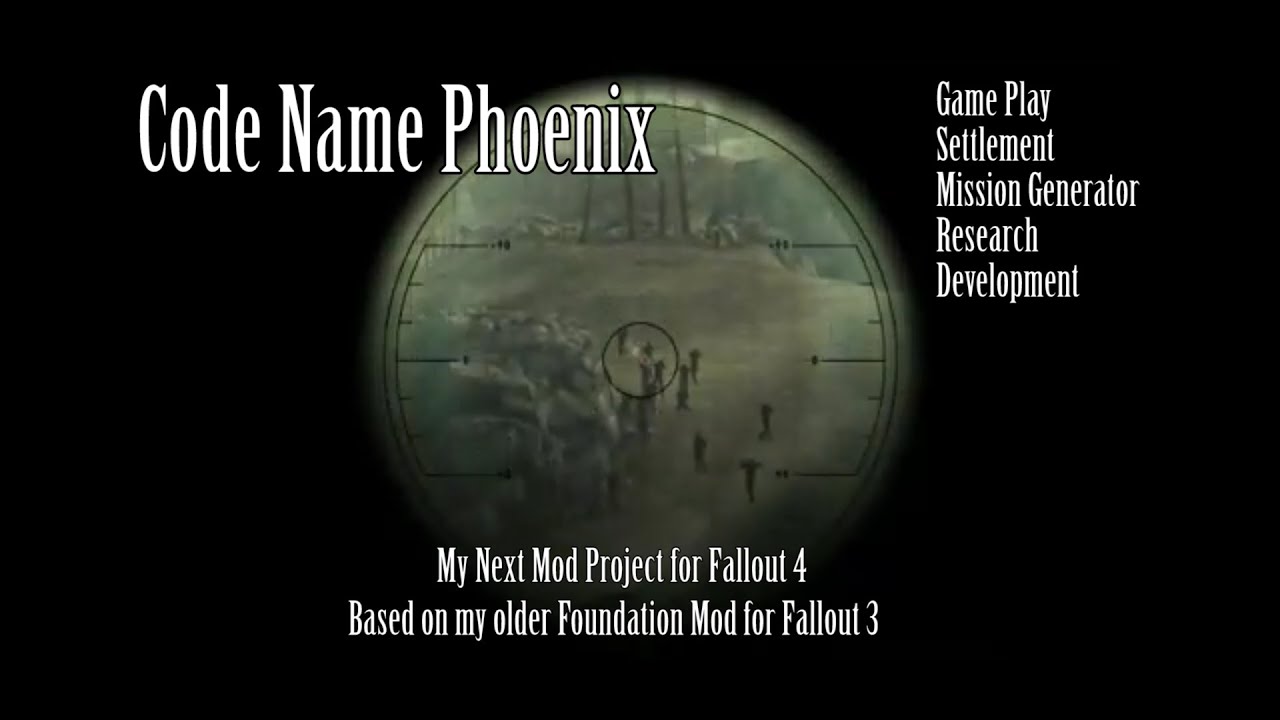 Fallout 4 Code Name Phoenix - YouTube