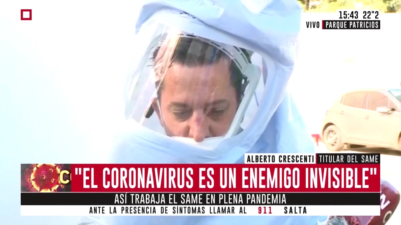 Parte I - Biozonos en Minuto a minuto C5N - Dr. Alberto Crescenti - Cabina ozonizadora en S.A.M ...