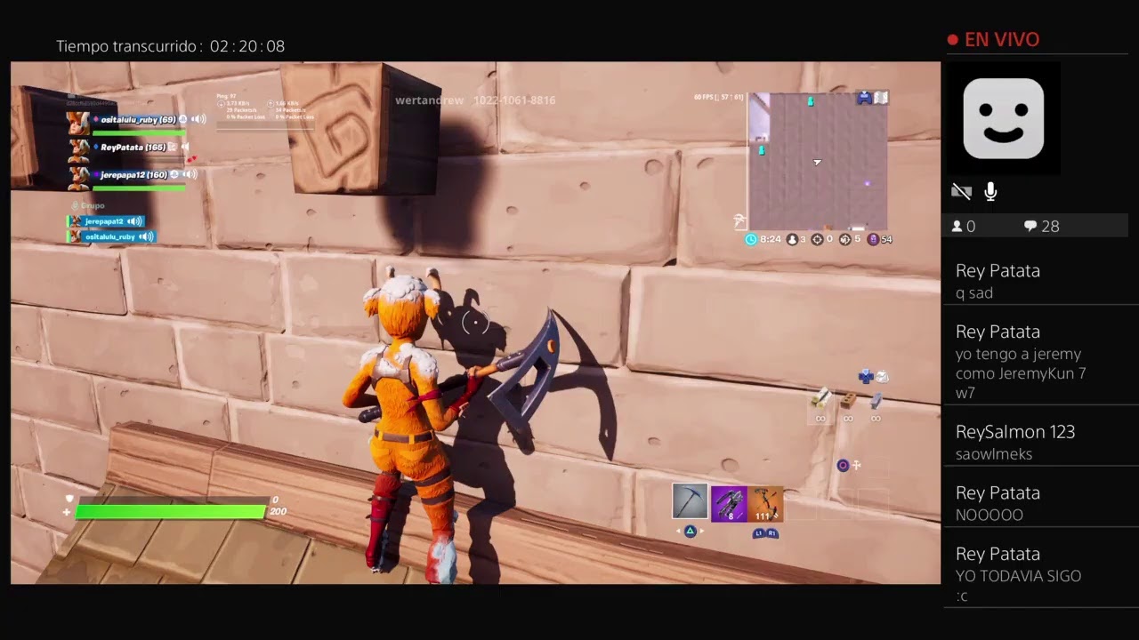 Fortnite con stickman animaciones y otros :v - YouTube