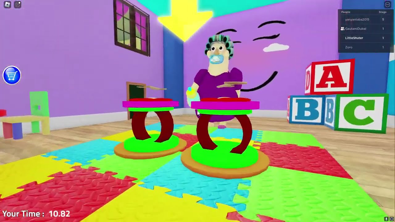 ESCAPE BABY GRANNY (OBBY) Roblox Gameplay full walkthrough - YouTube