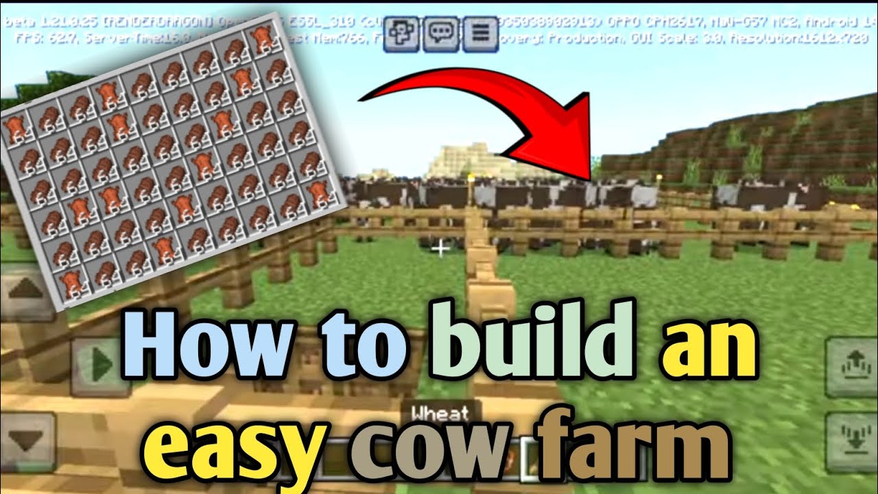 HOW TO BUILD AN EASY COW FARM 😁 - YouTube