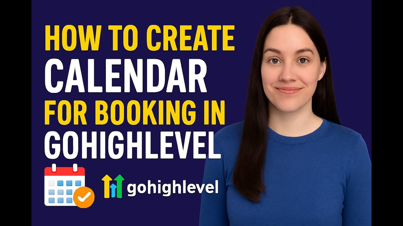How to Create Calendar for Booking in GoHighLevel - YouTube