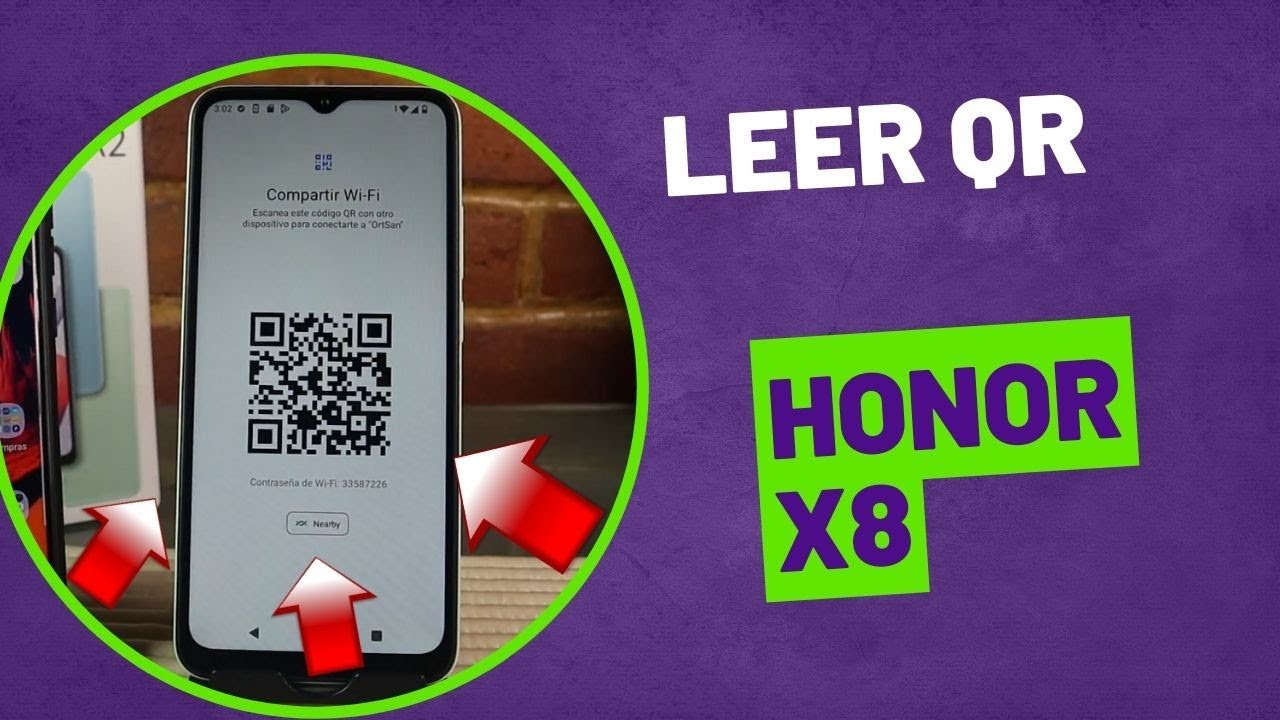 Honor X8 Conectar Red WiFi con Código QR ⚠️ - YouTube