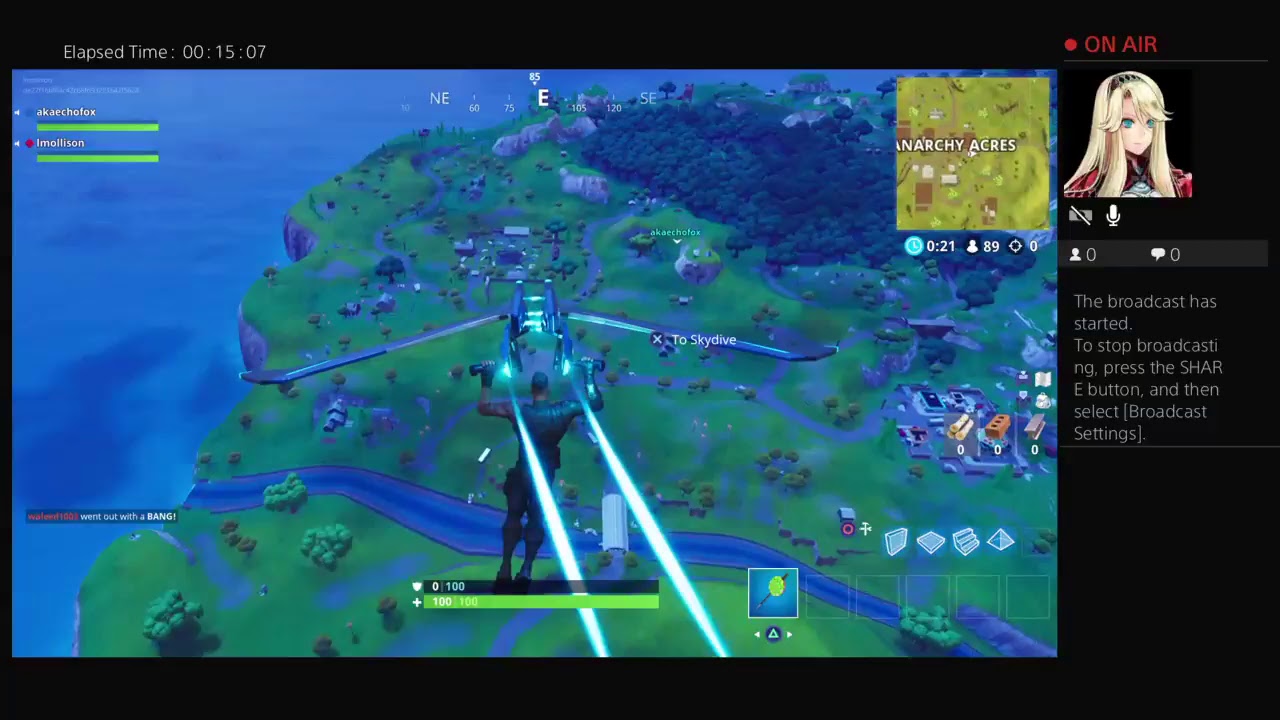 Fortnight with fox getting chests at risky - YouTube