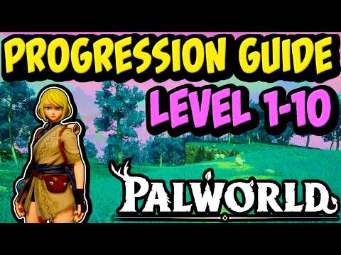 COMPLETE BEGINNER GUIDE - Palworld Levels 1-10 - How To Get A Good Start (2025)