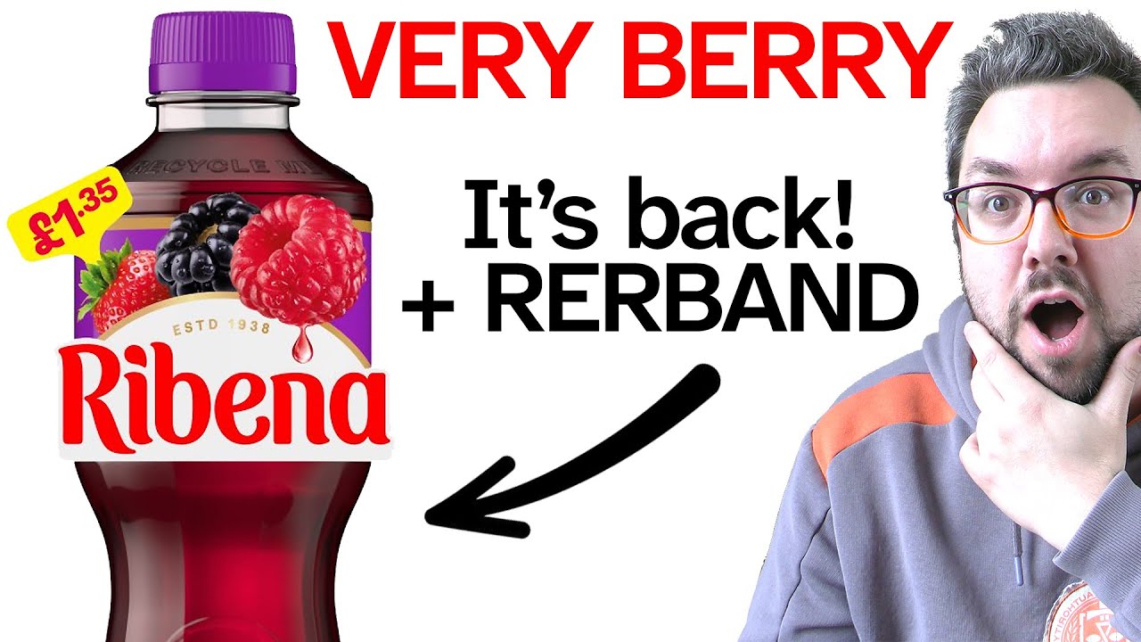 Ribena Very Berry IS BACK + HUGE REBRAND ⚠️ (HONEST REVIEW) - YouTube