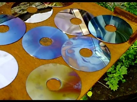 E-waste art create psychedelic colors and patterns on hard drive ...