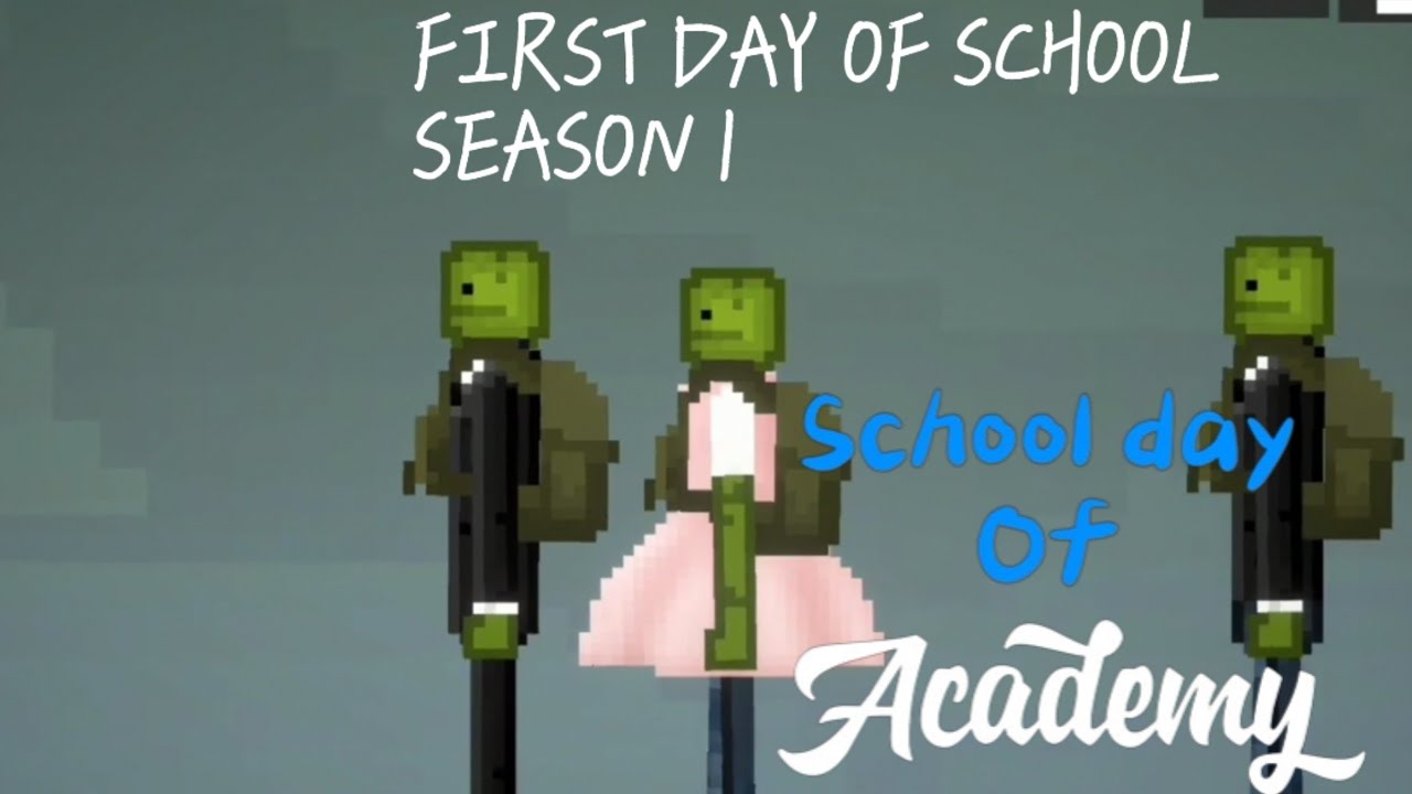 school day of academy🎒📚🍎 | First day of school | Episode 1 (pilot ...