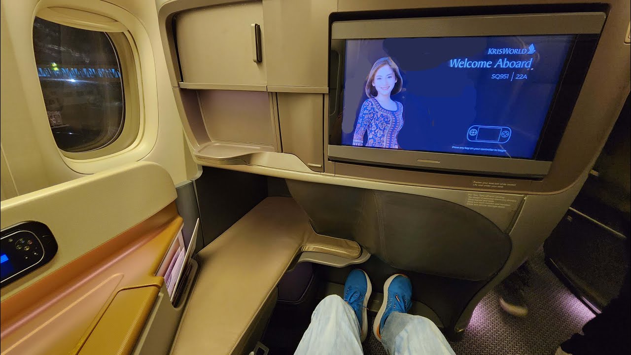 Singapore Airlines SIA SQ Business Class ambiance tour review SIA SQ ...
