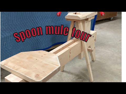 Spoon mule tour!!! #sloyd #spoonmule #spooncarving - YouTube