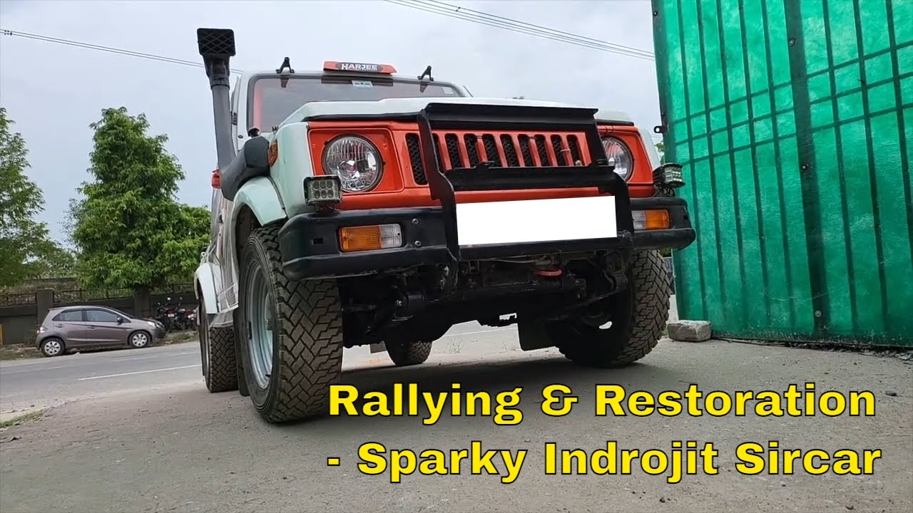 rally car preparation & restoring vintage car - Sparky on rally car ...