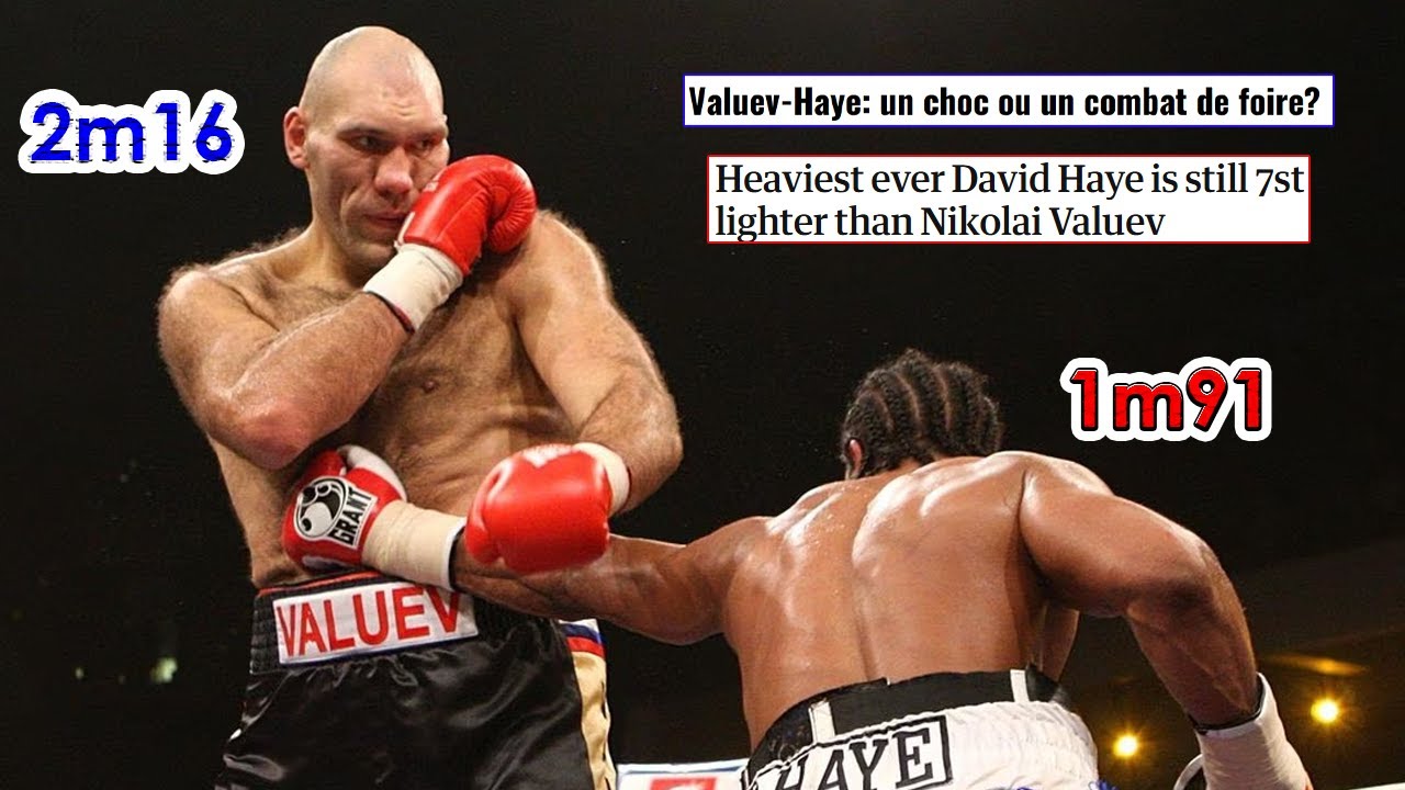 DAVID (David Haye) CONTRE GOLIATH {Nicolai Valuev) | Skills ...