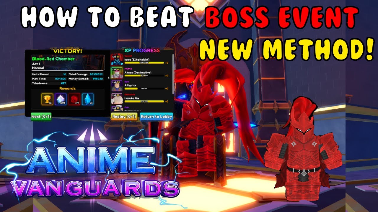 *NEW METHOD* HOW TO BEAT IGRIS BOSS EVENT In ANIME VANGUARDS! ROBLOX ...