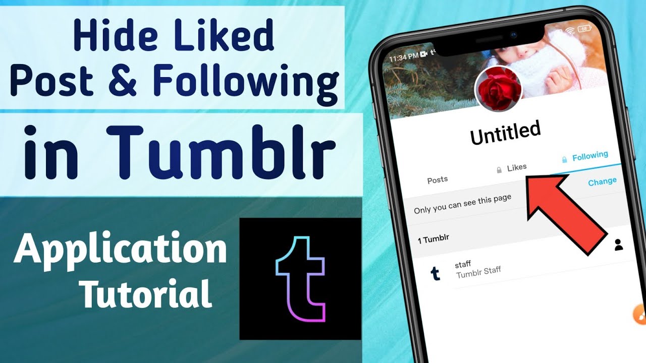 How to Hide Liked Post & Following in Tumblr App - YouTube