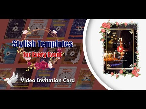 Video Invites, GIF Invitation Card Maker - YouTube