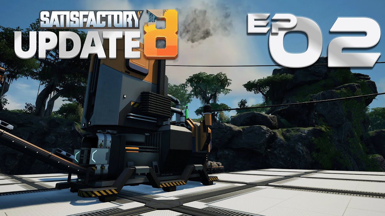 [🏭Satisfactory 8] Ep02 - Crafts manuels et Fondations - YouTube