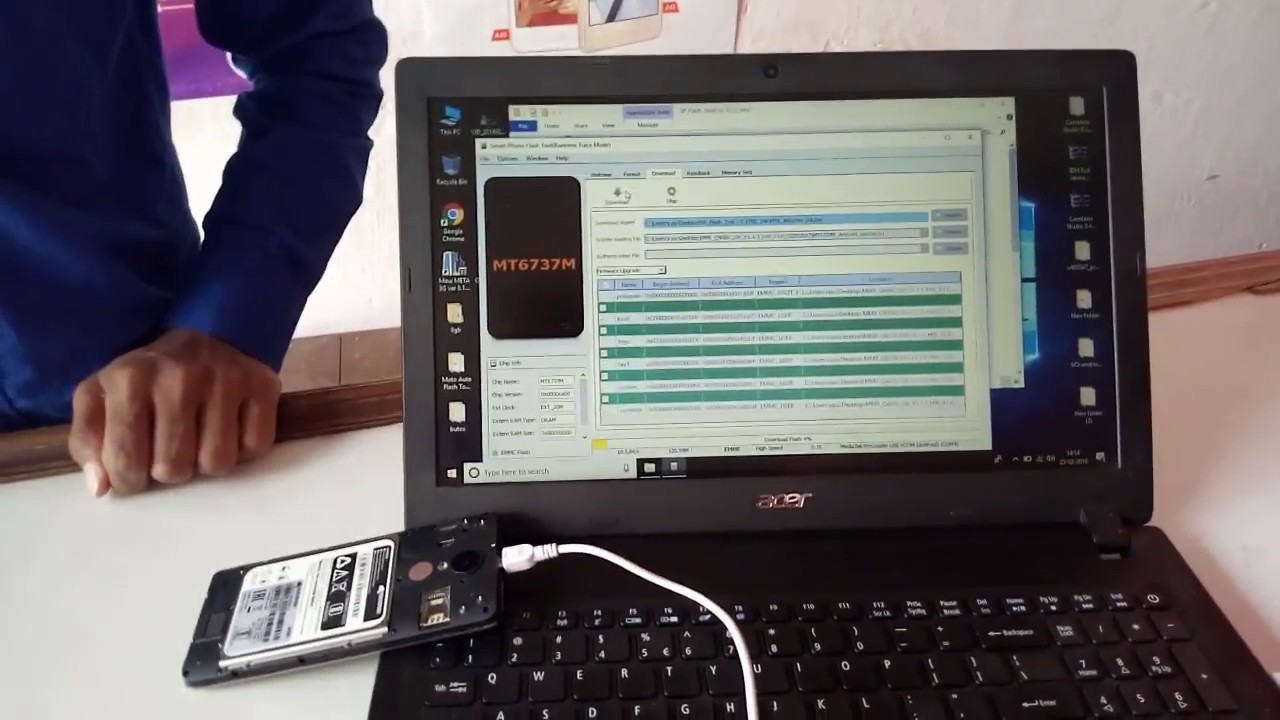 how to micromax q4260 flash and frp unlock - YouTube