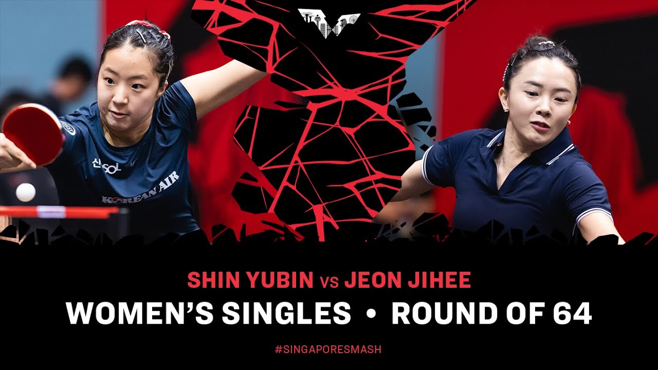 Shin Yubin vs Jeon Jihee | WS R64 | Singapore Smash 2025 - YouTube