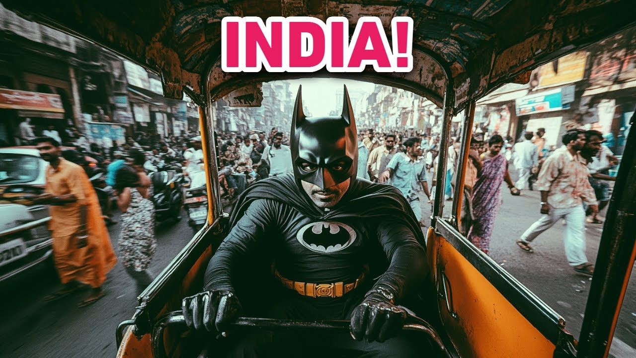 Batman in India | Life in Mumbai | AI video - YouTube